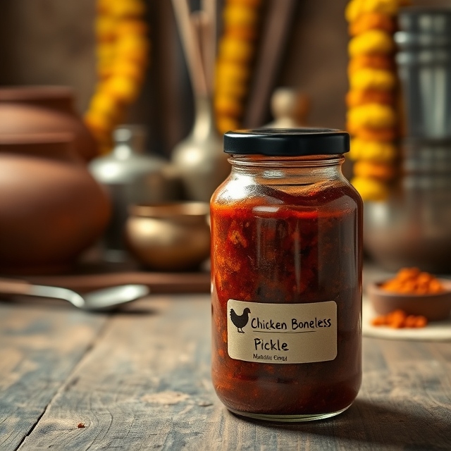 Chicken Pickle Boneless – 500 Grams – Shop From India