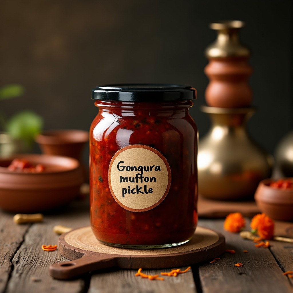 Gongura Mutton Pickle – 500 Grams – Shop From India