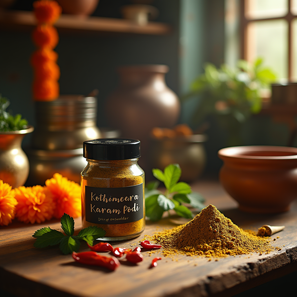 Kothimeera Karm Podi – 250 Grams – Shop From India